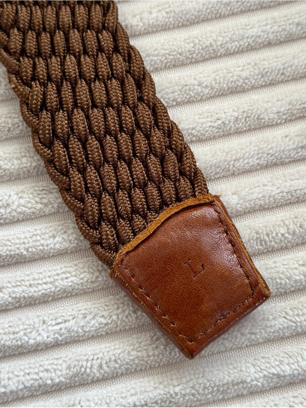 Peter Millar | Accessories | Peter Millar Brown Waxed Braided Belt ...